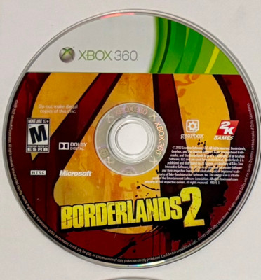 Borderlands 2 Mircrosoft Xbox 360 - Disc Only 710425491016| eBay