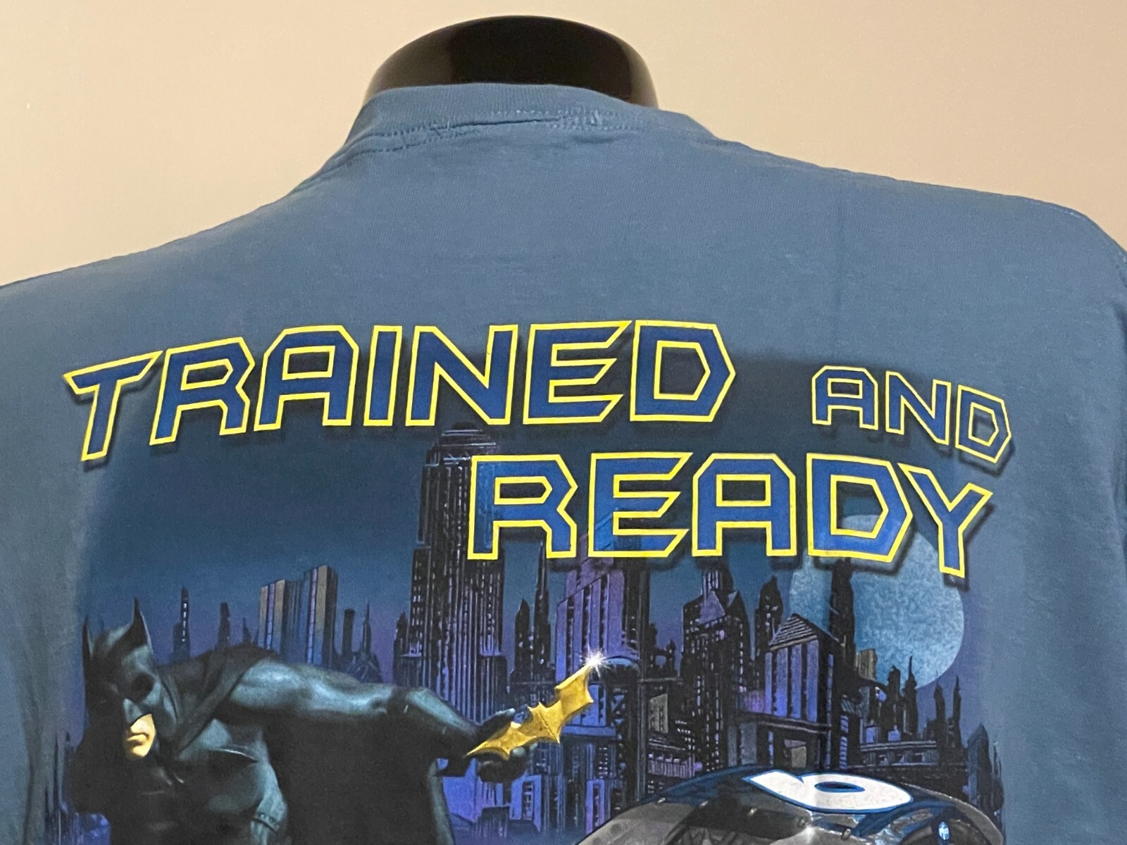 BATMAN BEGINS Mark Martin NASCAR shirt official Large… - Gem