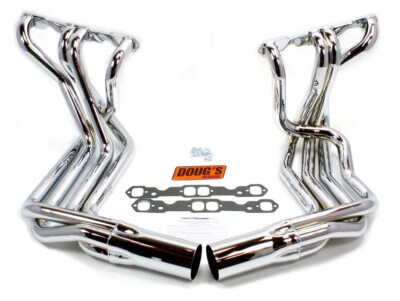 DOUGS HEADERS SBC Side Mount Headers - Chrome - 63-82 Vette | eBay