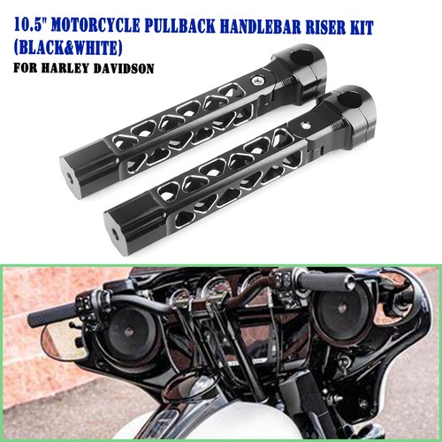 10.5" Motorcycle Pullback Handlebar Riser Kit Decor For Harley Davidson ...