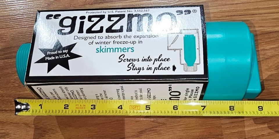 Pool Small Gizzmo In-ground Above Ground Skimmer 1.5" thread Winter ...