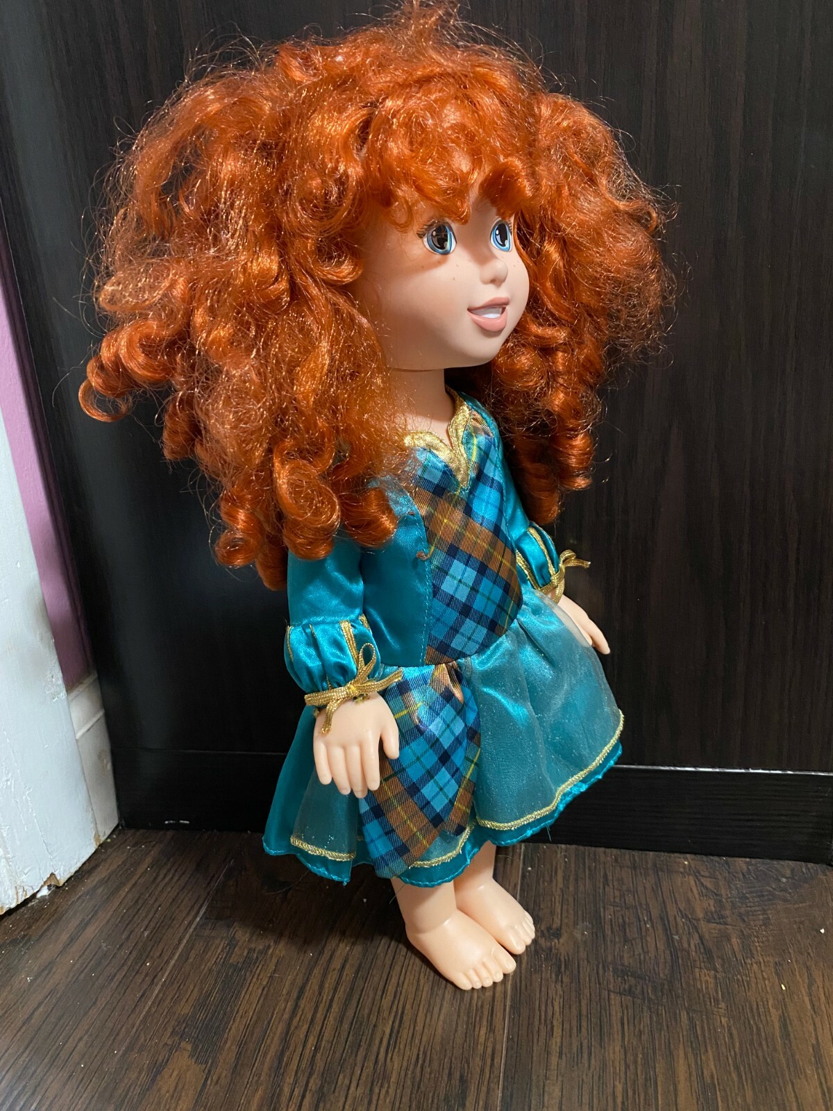 Disney Princess Brave Merida Toddler Doll articulated Jointed 15" Tolly ...