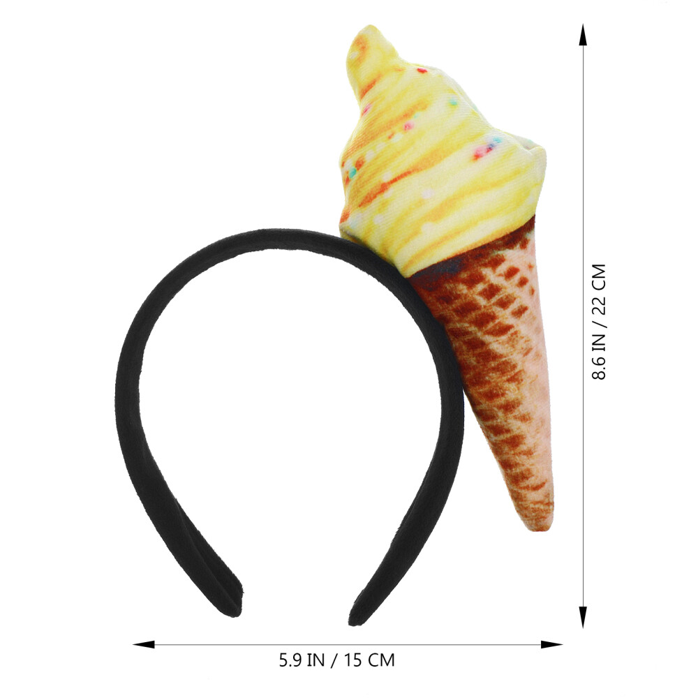 Cream Accessories Headband Dessert Make up Bands Ice-cream | eBay