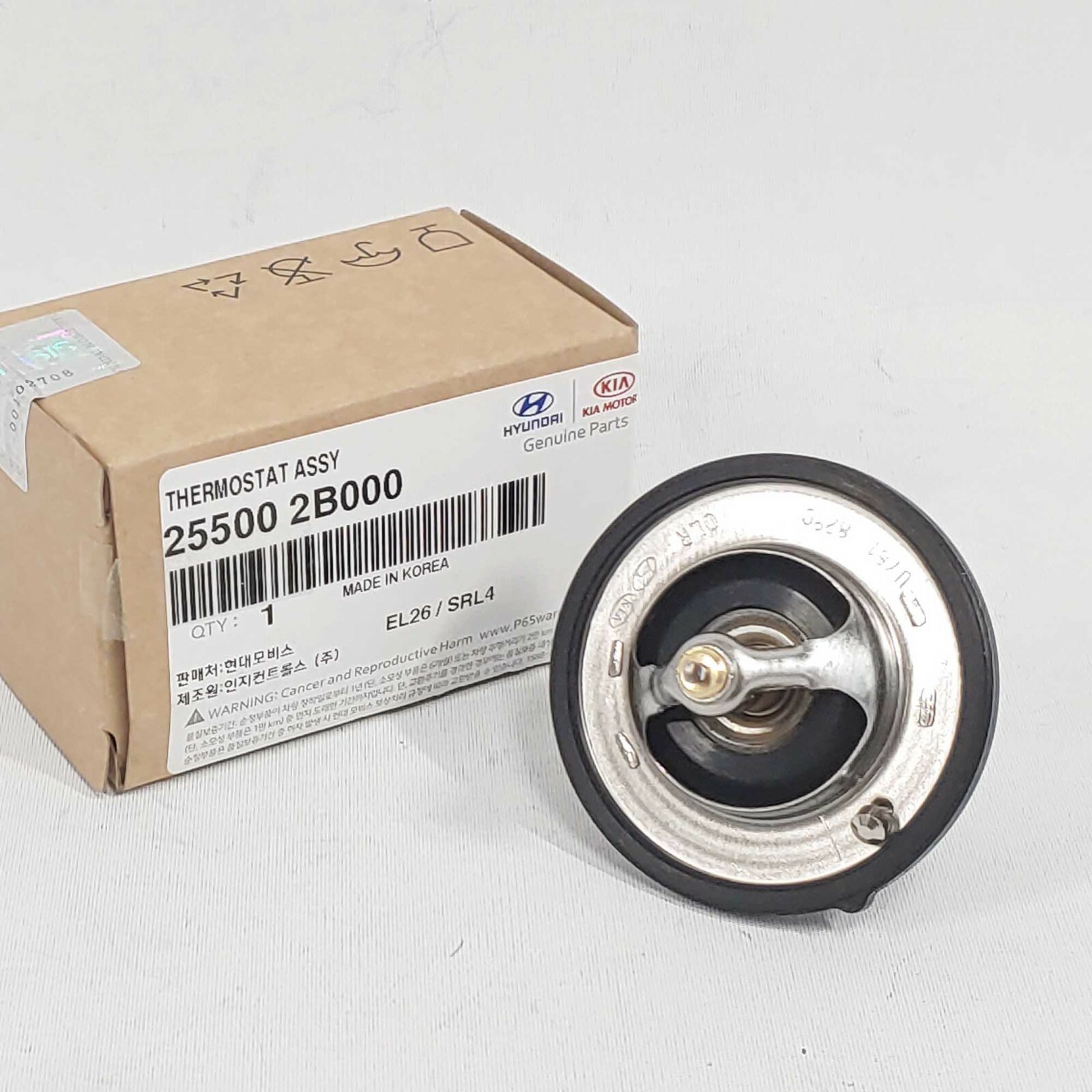 2017-2018 Hyundai Tucson 2012-2020 Veloster Engine Coolant Thermostat ...