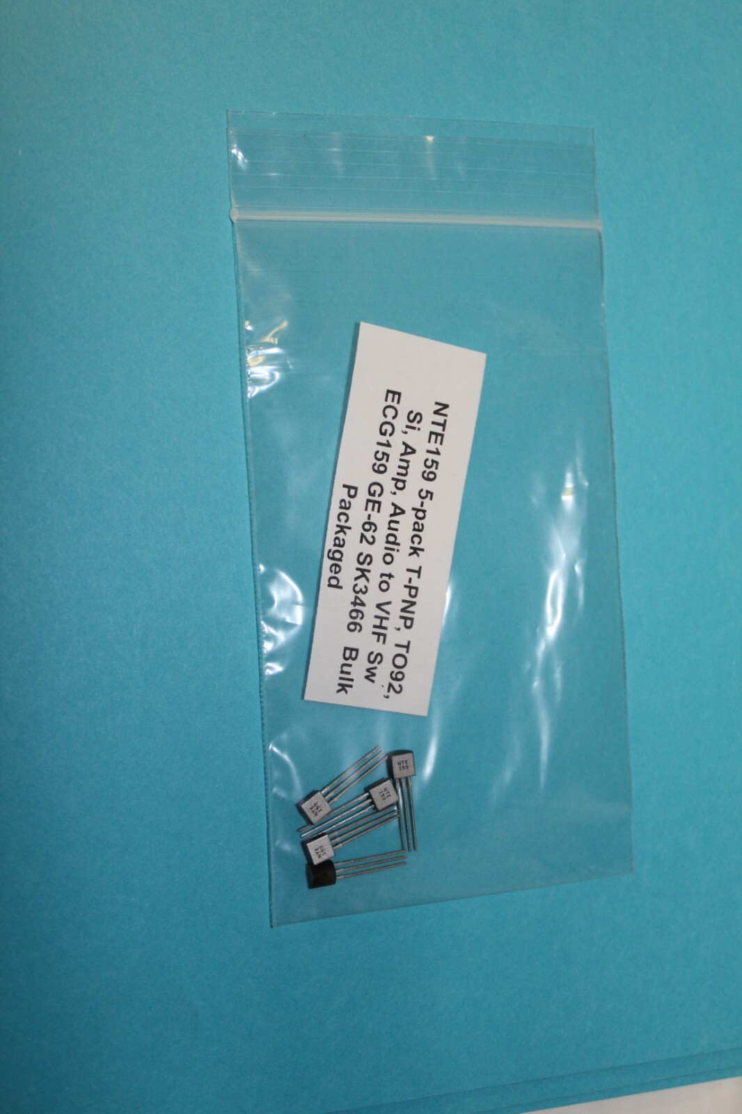 NTE NTE159 5-Pack T-PNP Audio to VHF Switch TO5 case ECG159 GE-82 ...