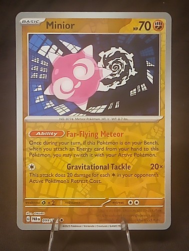 Pokemon TCG - Minior - Uncommon Reverse Holo - 099/182 - Paradox Rift ...