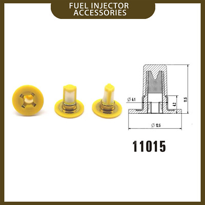 100 Set Fuel Injector Micro Basket Filter Size 12.5*4.2*11.5mm | eBay