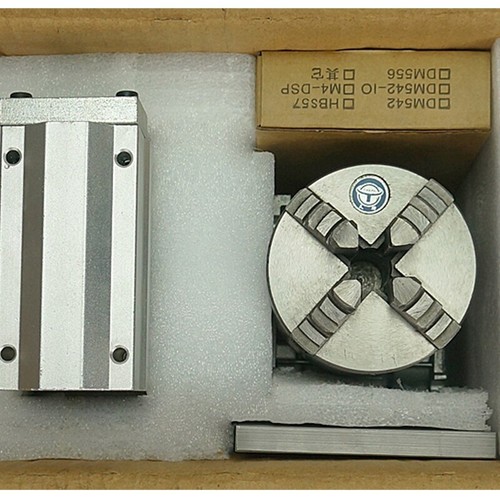 57 Motor 100MM 4 Jaws Chuck Fourth Axi A Rotation Axis With Tail Top ...