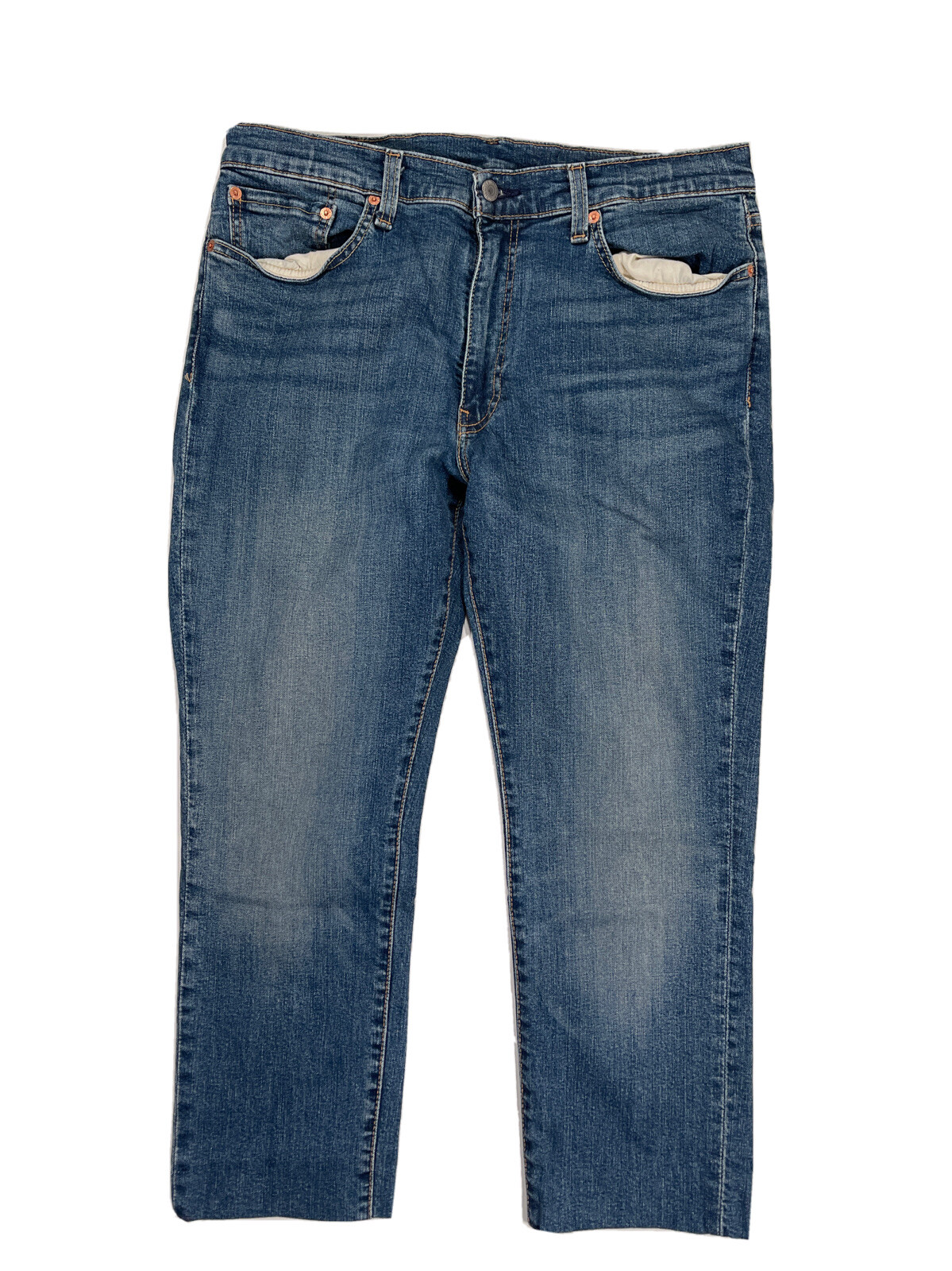 Levis 511 Jeans Mens Size 36x26 Slim Skinny Blue Denim Pants Altered ...