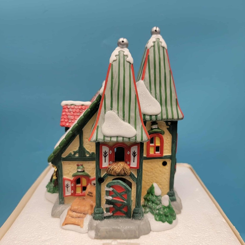 Dept 56 North Pole Series Reindeer Stables “Dasher & Dancer” Lighted ...