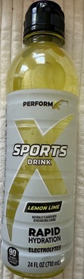 NEW! 6 PACK! PerformX Lemon Lime Sports Drink, 24 oz Pop Top Bottles ...