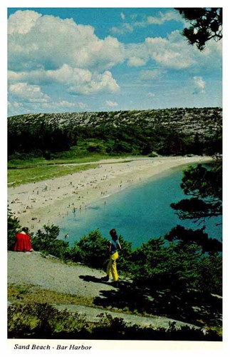 Postcard BEACH SCENE Acadia National Park Maine ME 9/07 AR0380 | eBay