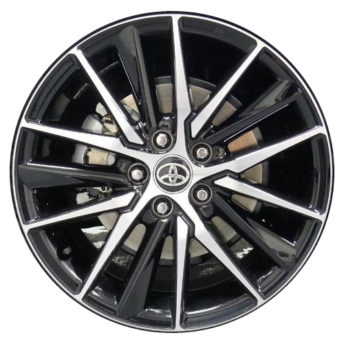 Toyota 18" Black Machined OEM Rim Wheel 69133 42611-06J30 42611-06J40 ...