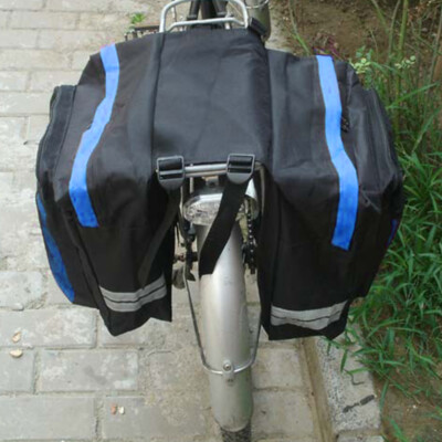 25L Mountain Bike Storage Pannier Pouch Cycling Bicycle Rear Rack Seat ...