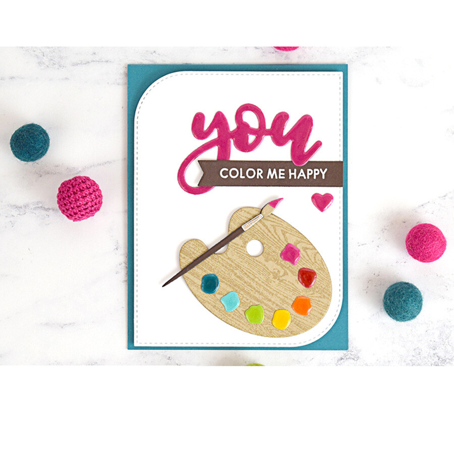 Nesting Arch Octangle Tag Metal Cutting Dies DIY Embossing Stencils ...