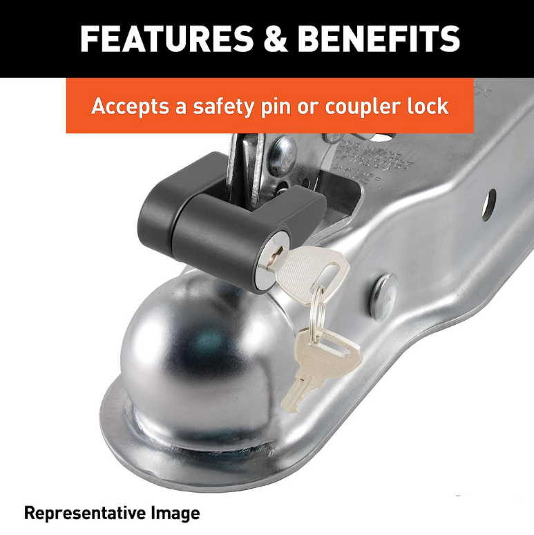 2" Posi-Lock Coupler Latch For Straight-Tongue Couplers Trailer Hitch ...