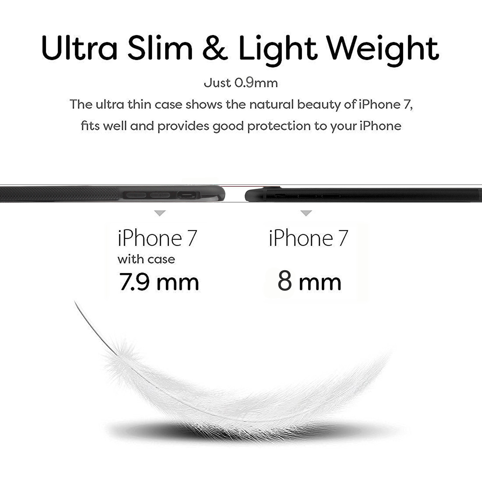 Soft Cover with Electroplated Frame Ultra Slim TPU Gel Case for iPhone ...