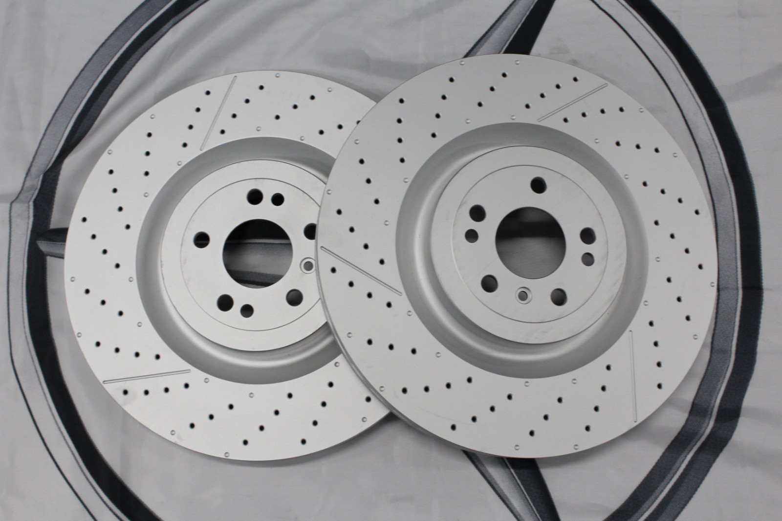 NEW Genuine Mercedes-Benz W166 ML ML63 AMG FRONT Brake Discs X2 ...