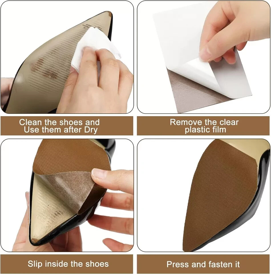 10 Pack Non-Slip Shoe Sole Protector Shoe Bottom Pads Anti Slip Shoe ...