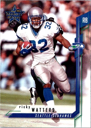 2001 Leaf Rookies & Stars Ricky Watters #73 Seattle Seahawks Football ...