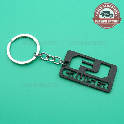 FJ Cruiser Letter 3D Logo Alloy Car Home Key Nameplate Keychain Ring ...