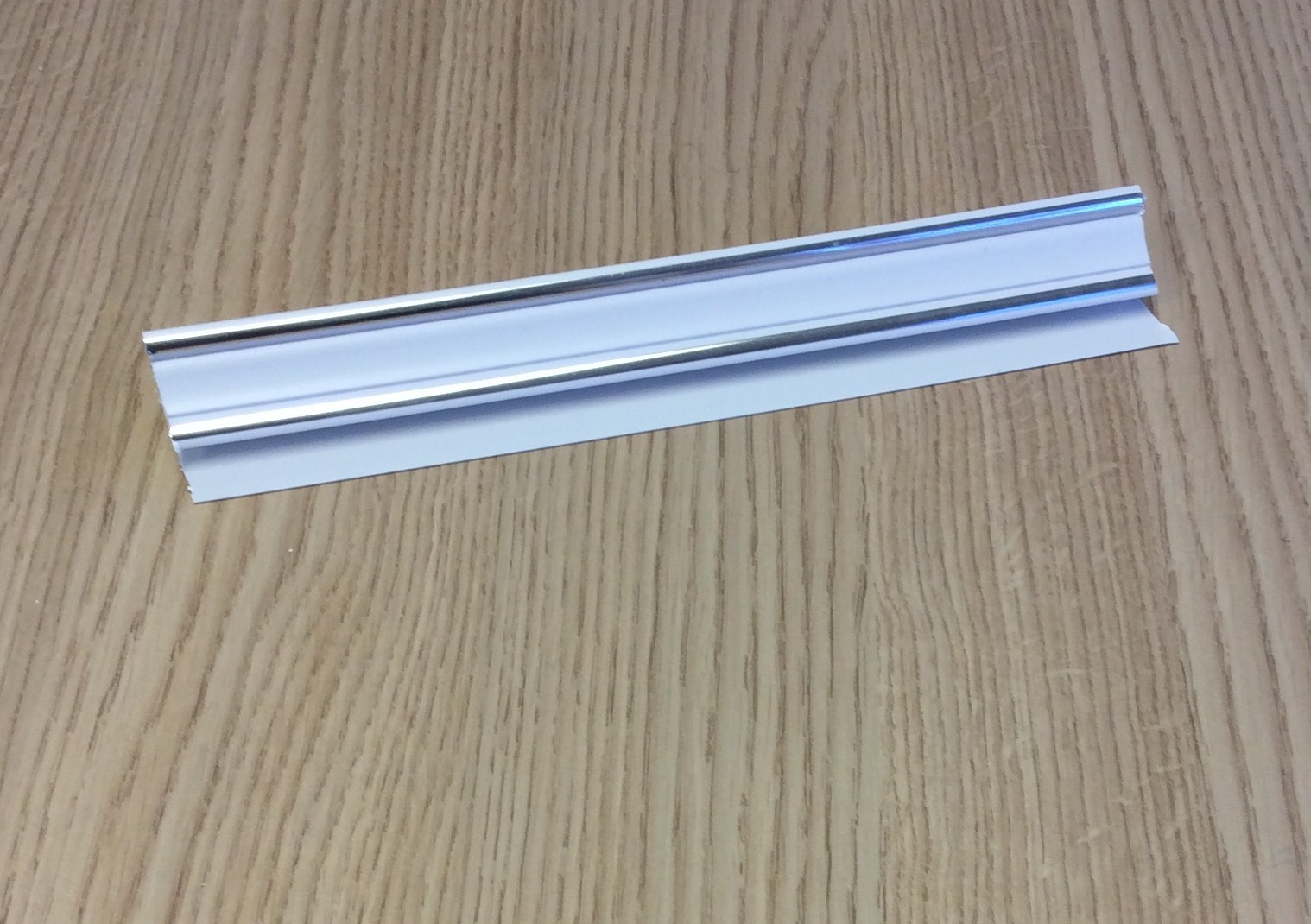 Silver & White 10mm Coving Trim For Bathroom Ceiling Cladding Shower ...