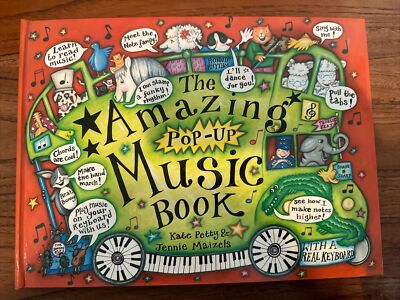 Amazing Pop-Up Music Book by Kate Petty (1999, Hardcover) 9780525461609 ...