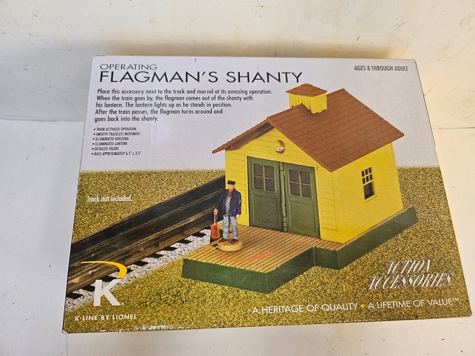 Vintage Lionel K-Line 6-21277 Operating Flagmans Shanty - NEW | eBay