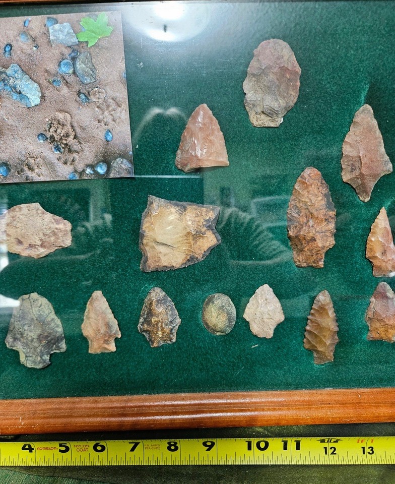 Arrowhead Case 17 Arrowheads Found At Cordele Ga | eBay
