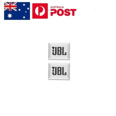 2x JBL SILVER BADGE SPEAKER STICKER EMBLEM 20mm x 15mm adhesive back | eBay