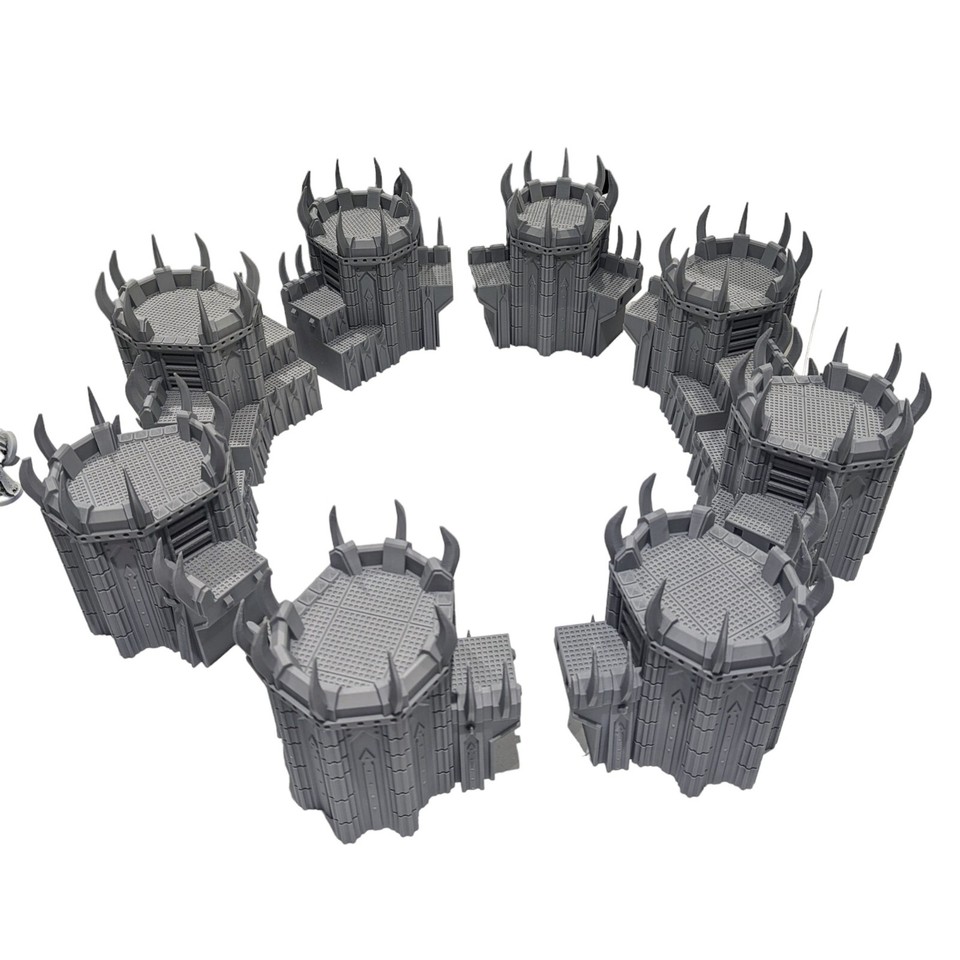 Doom Citadel - 3d Printed Chaos Terrain for Tabletop Wargaming | eBay.de