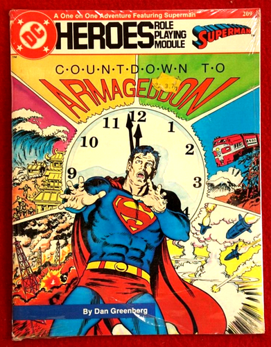 DC Heroes Role Playing Game Countdown To Armageddon Superman Mayfair ...