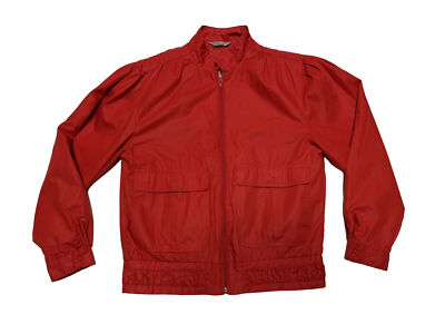 Vintage Members Only Red Zip Up Jacket Women's Size 7/8 | eBay