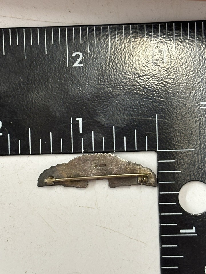 WWII Airship Pilot Wing 1-1/4" Sterling Pin US Navy Shadow Box Debris ...