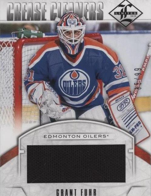 2012-13 Panini Limited - Crease Cleaners Materials Grant Fuhr #CC-GF ...