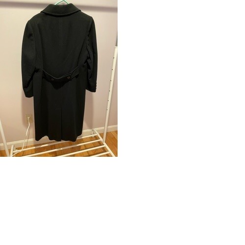 Evan Picone Coat Women's S Black Wool Made In Italy. Size 10P Vintage ...