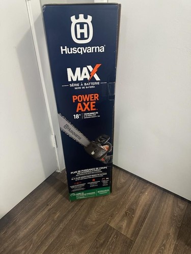 Husqvarna Power Axe 350i Cordless Electric Chainsaw, 18 Inch Chainsaw ...