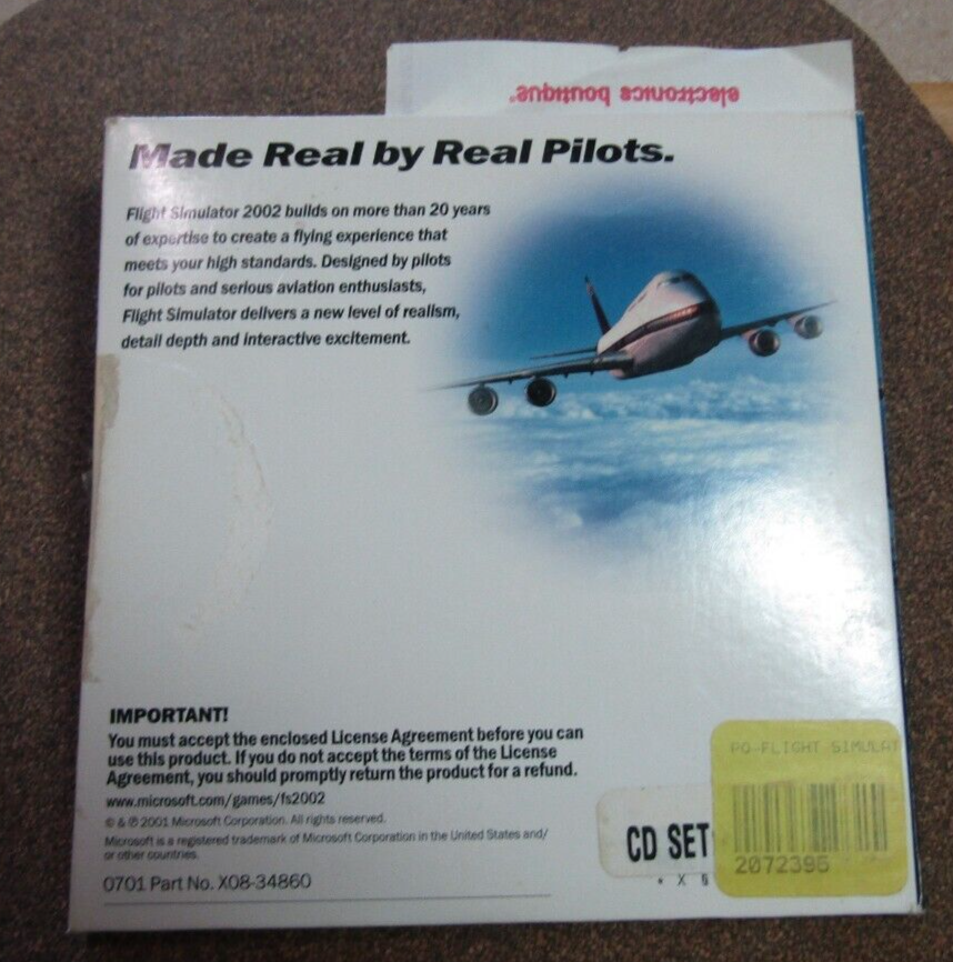 Microsoft Flight Simulator 2002 Professional Edition | eBay