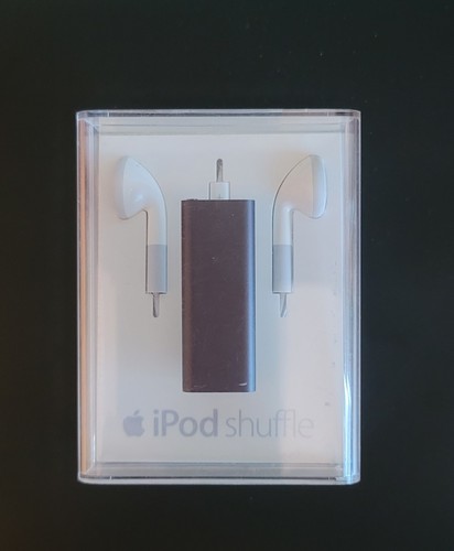 New Factory Sealed iPod Shuffle 3rd Generation 2GB-black- Collector's ...