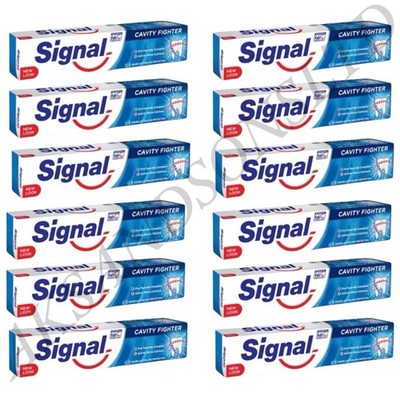 12X Signal Toothpaste Anti Caries Cavity Fighter by Unilever 100ml ...