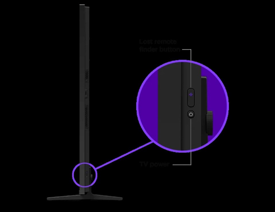 Roku 55" Class 4K (2160p) Smart QLED TV (55R8B5) | eBay