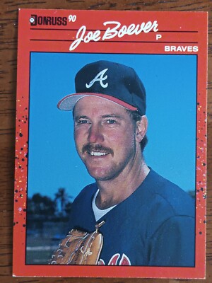JOE BOEVER ATLANTA BRAVES 1990 DONRUSS BASEBALL CARD #357 | eBay