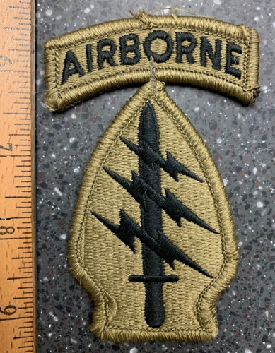 US Army Special Forces OCP Embroidered Patch with Airborne Tab | eBay UK