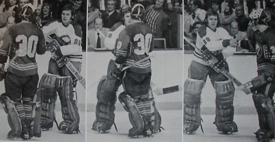 PRINT HOCKEY PICTURE MONTREAL CANADIENS KEN DRYDEN AND HIS BROTHER DAVE ...