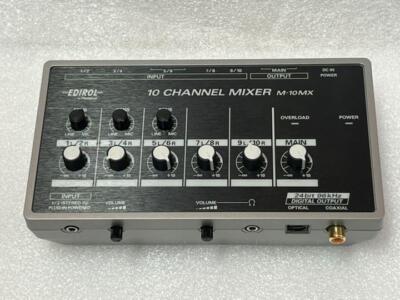 Roland M-10MX 10 Channel Stereo Mixer Edirol Portable Tested Working ...