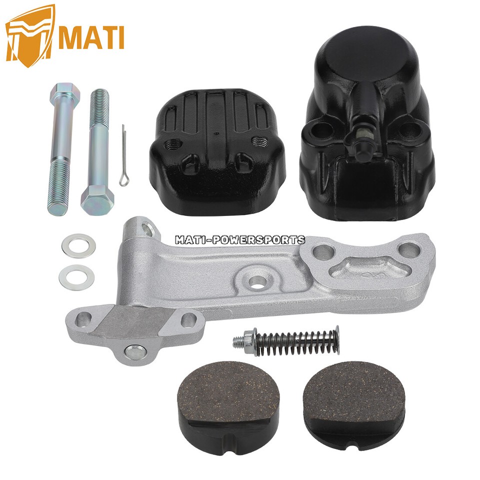 Front Brake Caliper &Holder Assembly w/Pads Honda CB360 CB400F CB450 ...