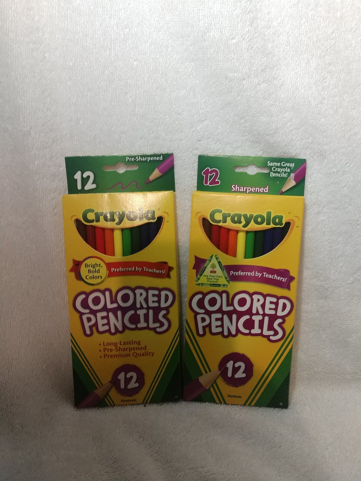Crayola Colored Pencils 12 Count, Colored Pencil Set (Lot of 2) (NEW ...