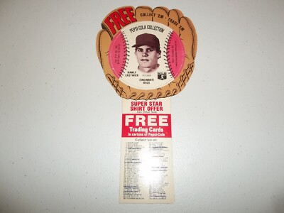 Rawley Eastwick 1977 Pepsi-Cola Collection UNPUNCHED Disc Cincinnati ...