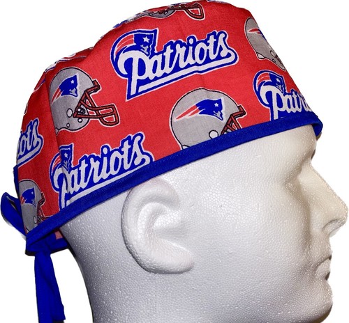 NFL New England Patriots Blue Scrub Hat Chemo Cap | eBay