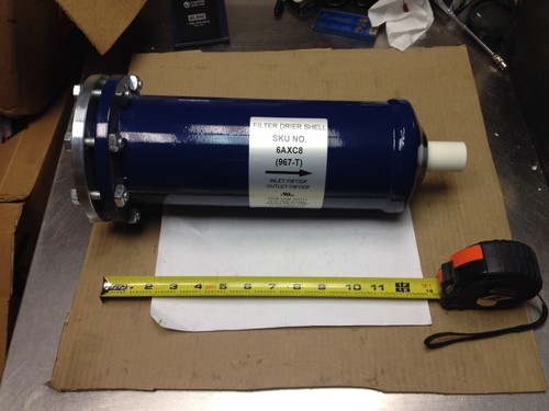 Grainger 967-T, Replacement Filter-Drier Shell- 7/8" ODF, 28 Ton, 6AXC8 ...